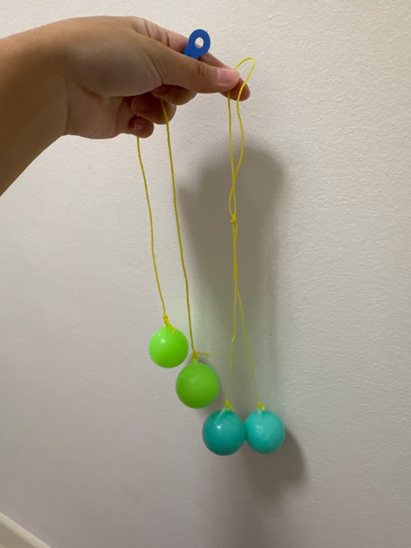Vintage Clackers Toy - Green and Blue, Hobbies & Toys, Memorabilia ...