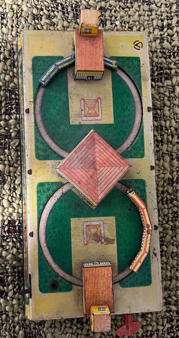 Vintage Tin Toy Train Set, Hobbies & Toys, Toys & Games on Carousell