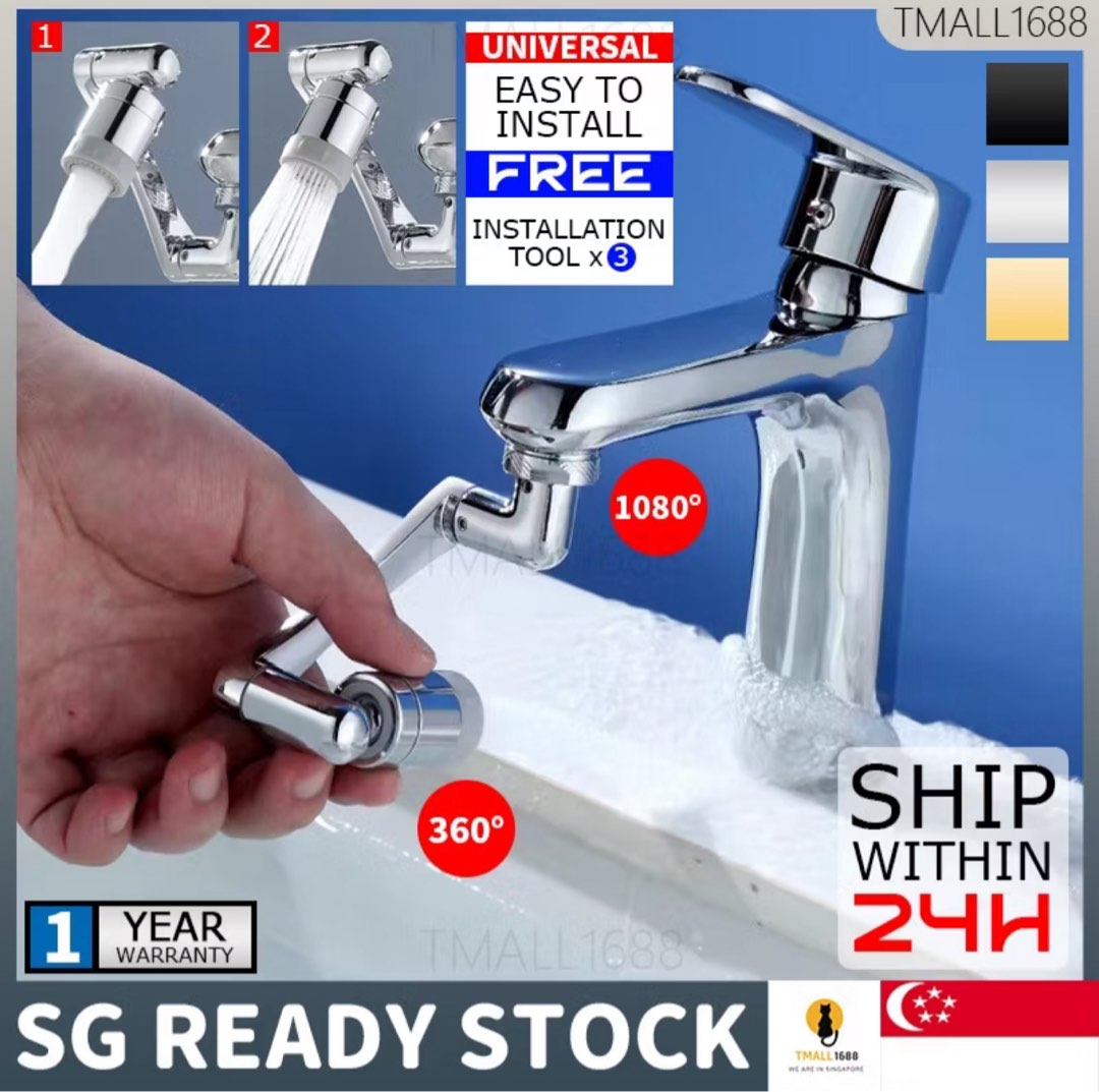 Water tap extension, Furniture & Home Living, Home Improvement ...