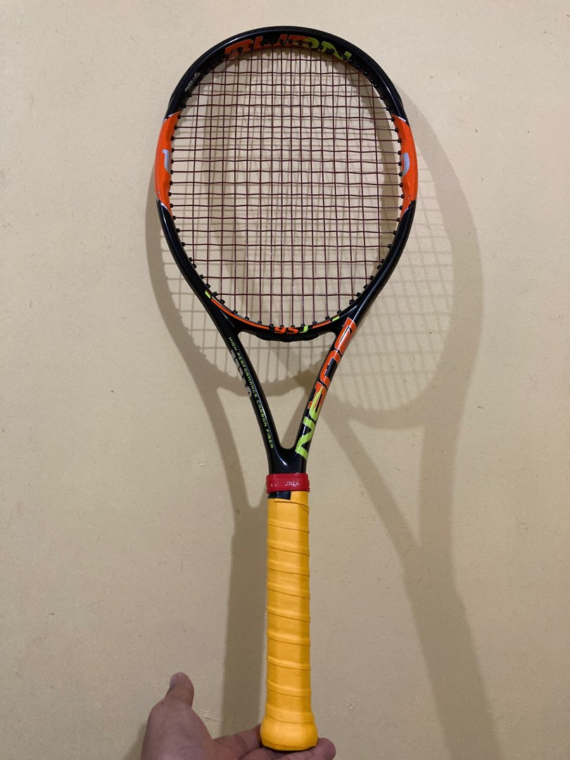 Wilson Burn 95J Tennis Racket, Sports Equipment, Sports & Games, Racket ...