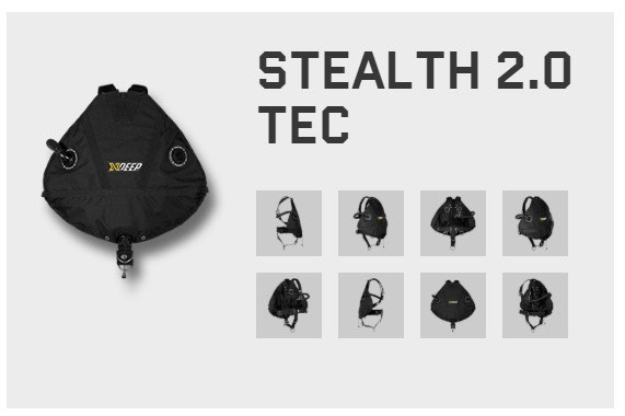 XDEEP side mount bcd STEALTH 2.0 TEC BCD - Brand New, Sports Equipment ...