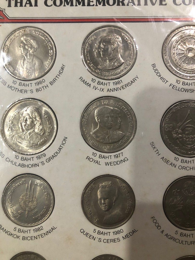 📣🔥🤩Year End Clearance/Fixed Price Thailand Commemorative coins 11pcs ...
