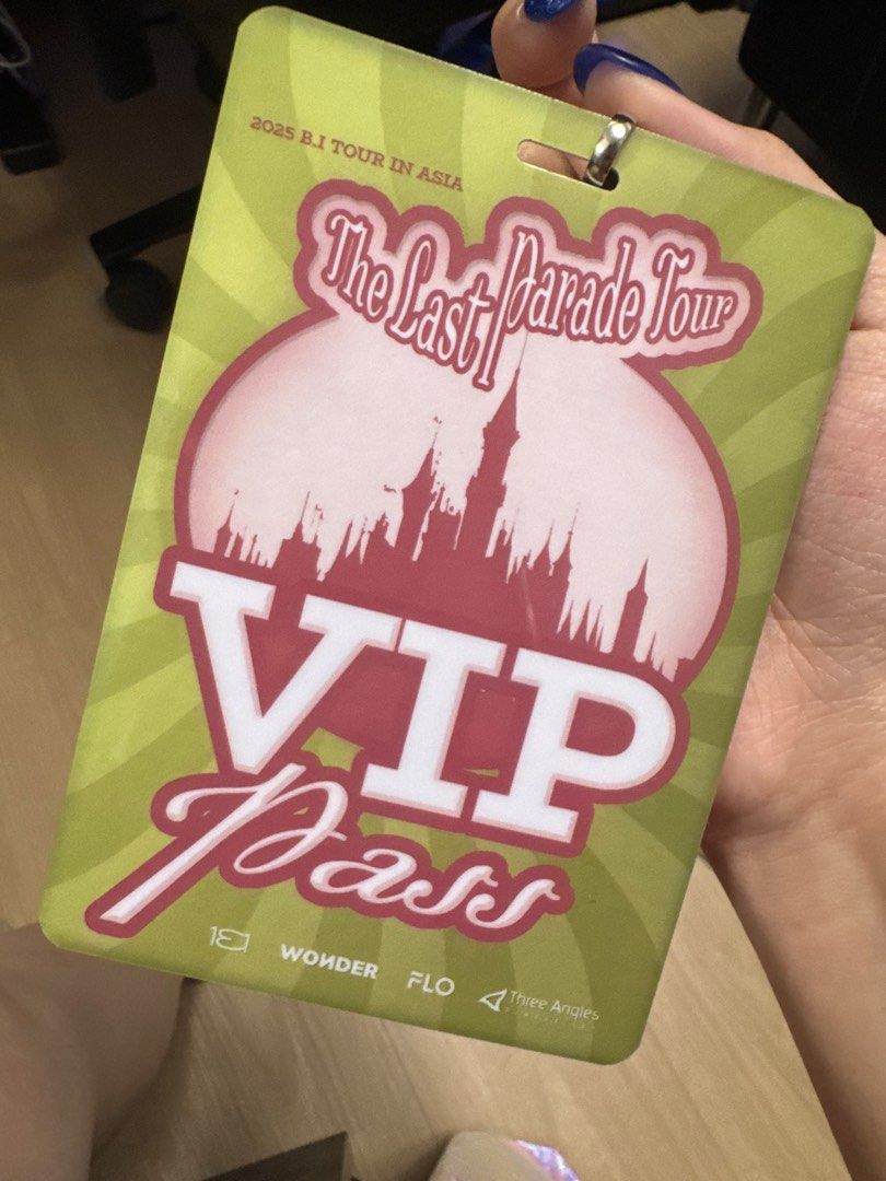 2025 B.I The Last Parade Tour VIP Pass, Tickets & Vouchers, Event ...