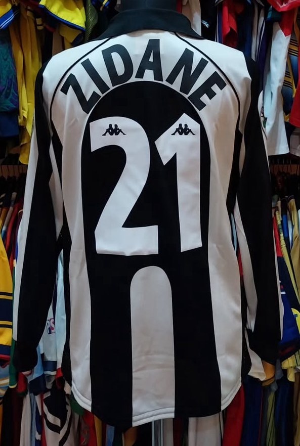 #21 Zidane Juventus Home 1997 Longsleeve football jersey/kit rare/retro ...