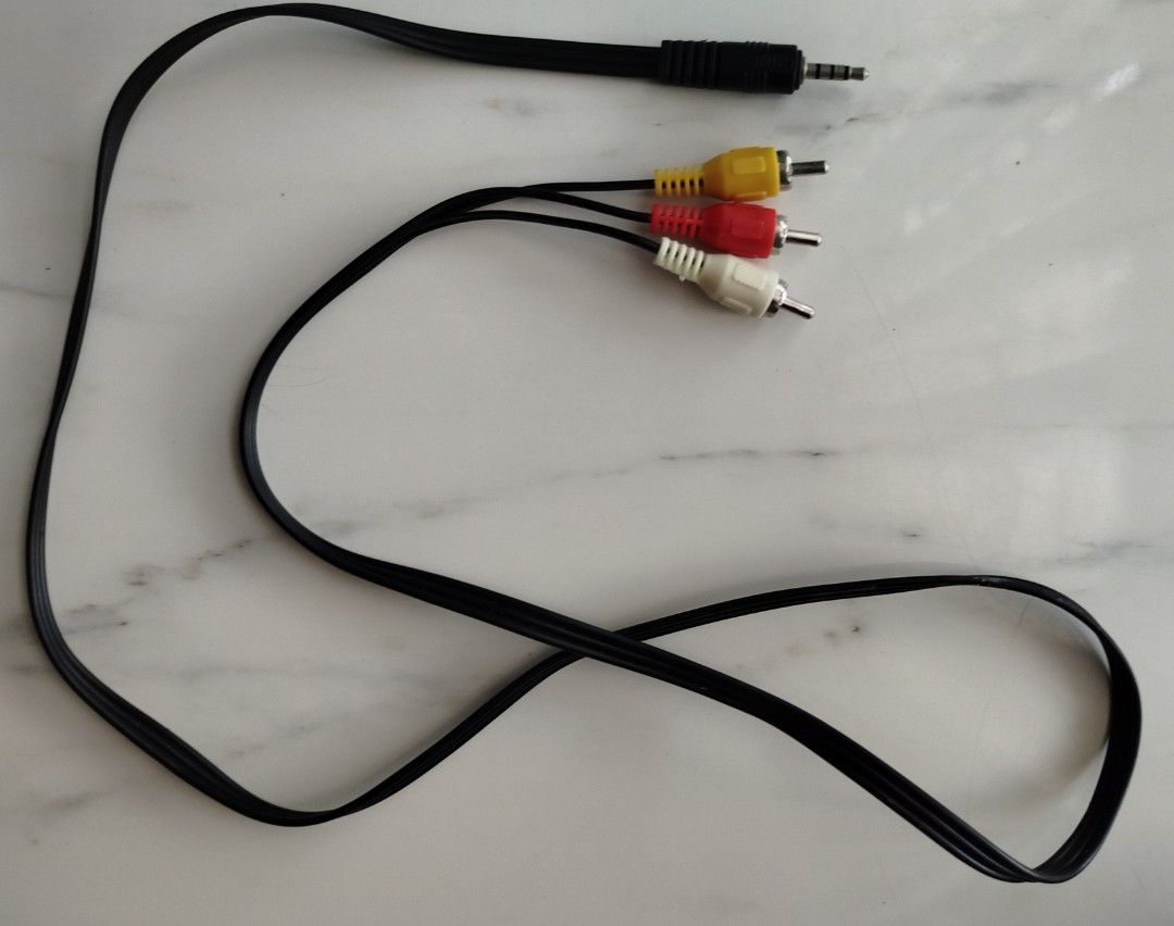 3.5mm to RCA AV Cable, Computers & Tech, Parts & Accessories, Cables ...