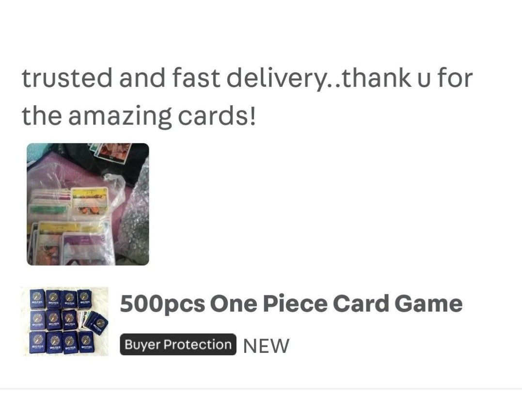 500pcs One Piece Card Game, Hobbies & Toys, Toys & Games on Carousell