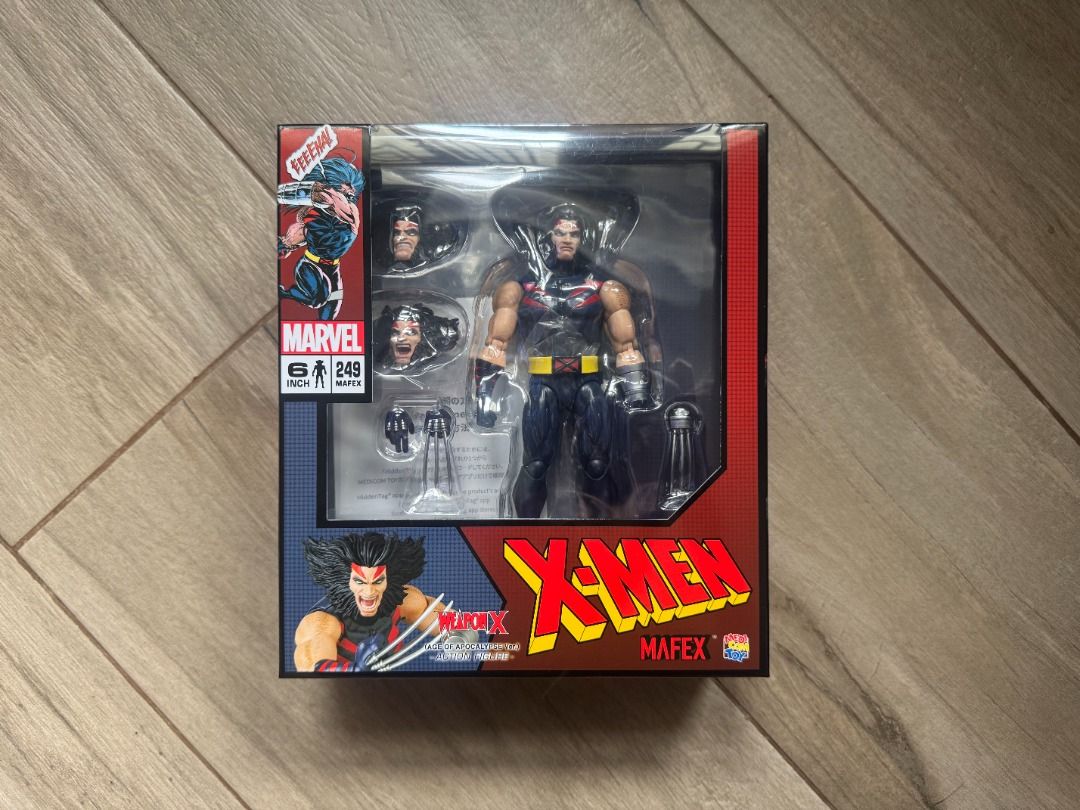 全新 Medicom Mafex No 249 X-Men Age of Apocalypse Weapon X X 戰警 天啓世紀 武器 X ...