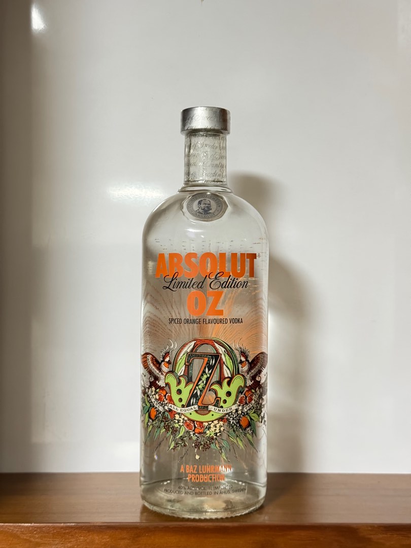 Absolut OZ Limited Edition Spiced Orange Vodka - 1L, Food & Drinks ...