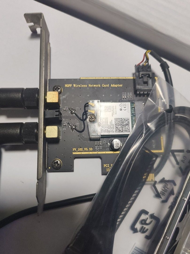 AMD Ryzen 5 5600 CPU, ASRock A320M-HDV Motherboard, Cooler, WiFi Card ...