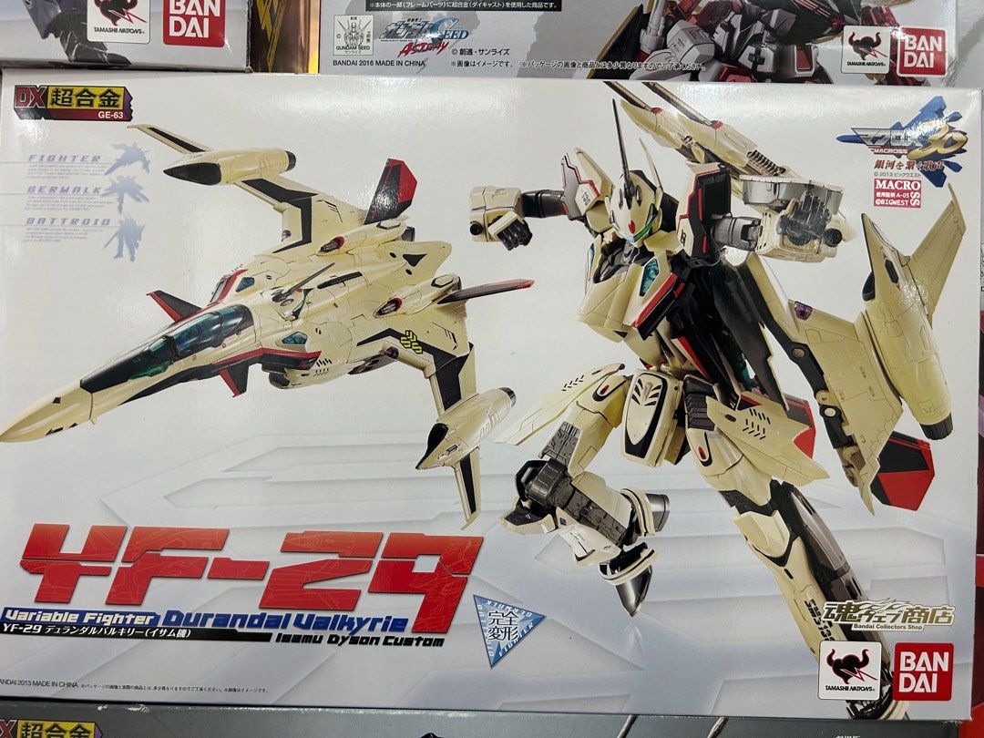 Bandai Macross Frontier DX Chogokin VF-29 Durandal Valkyrie Isamu Dyson ...