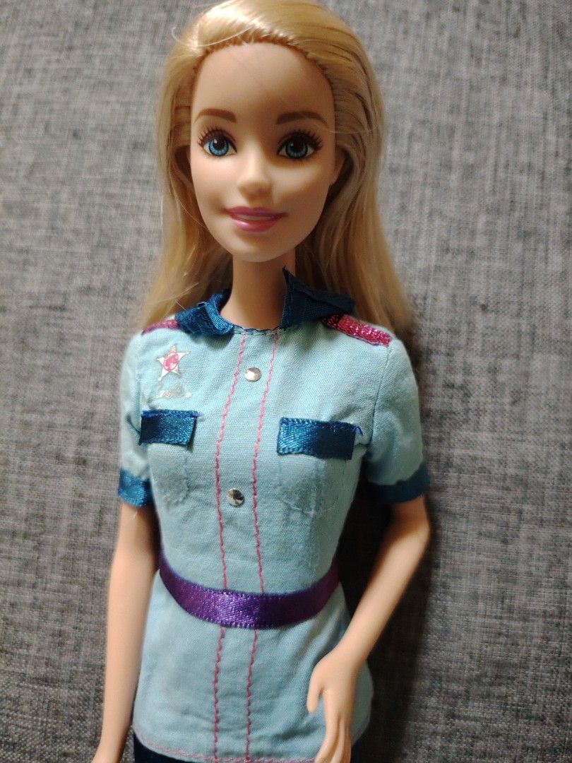Barbie Doll in Uniform, Hobbies & Toys, Toys & Games on Carousell