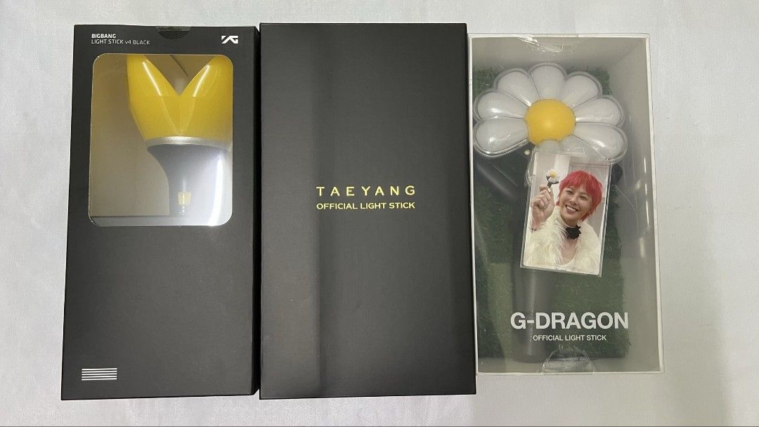 Bigbang / G-Dragon / Taeyang official light stick lightstick, Hobbies ...