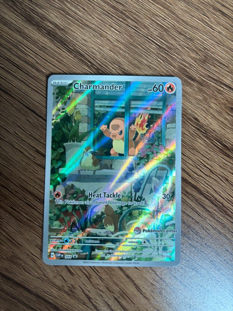 Charmander obsidian flames etb pokemon centre promo illustration rare ...