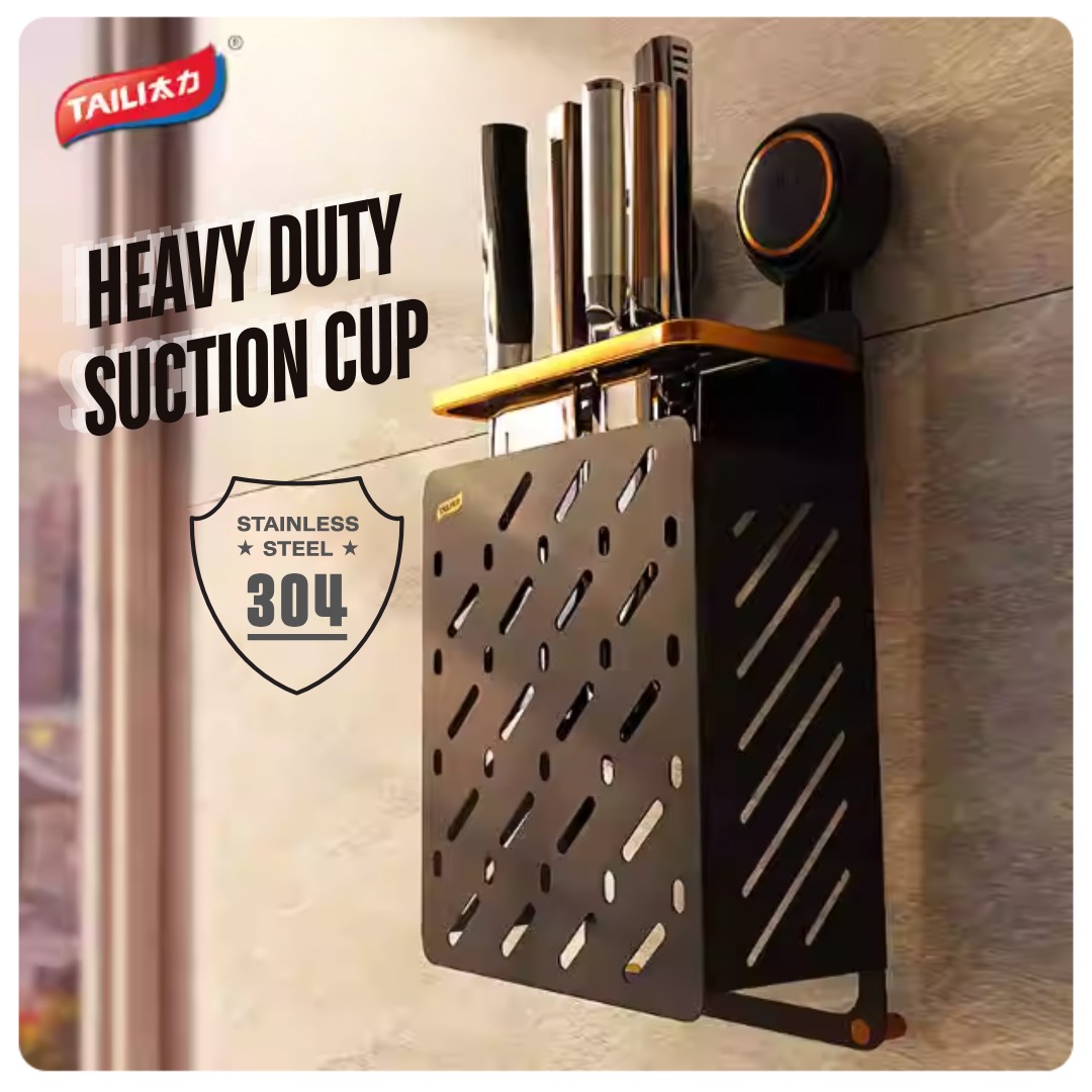 [CLEARANCE SALE] Heavy Duty Suction Cup Knife Holder - No Drill No ...