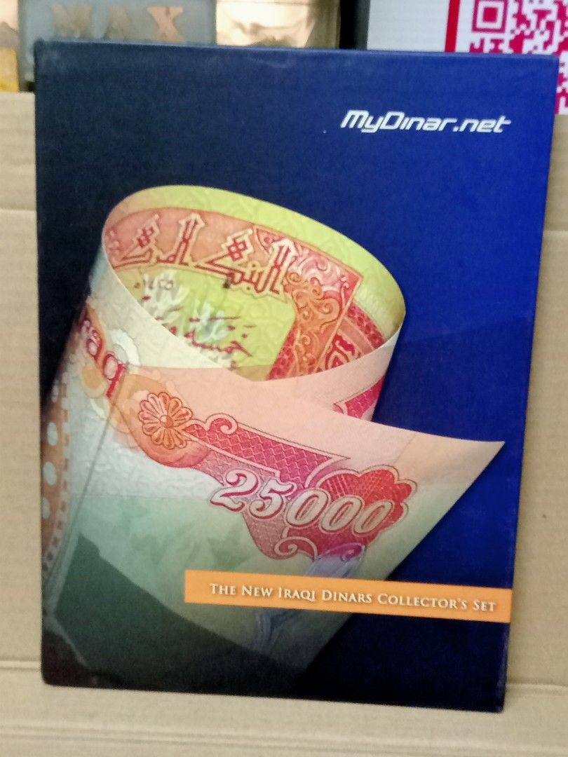 Collector's set for the new Iraqi dinars. (Duit Tiada), Hobbies & Toys ...