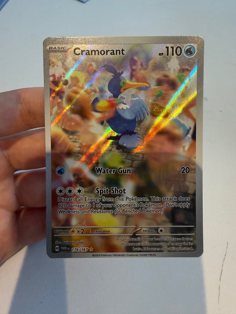 Cramorant IR Illustration Rare- Pokemon Cards, Hobbies & Toys, Toys ...
