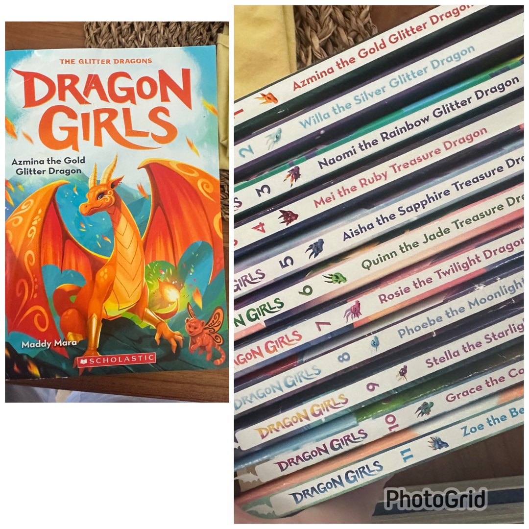 Dragon Girls Book Series by Maddy Mara, Hobbies & Toys, Books ...