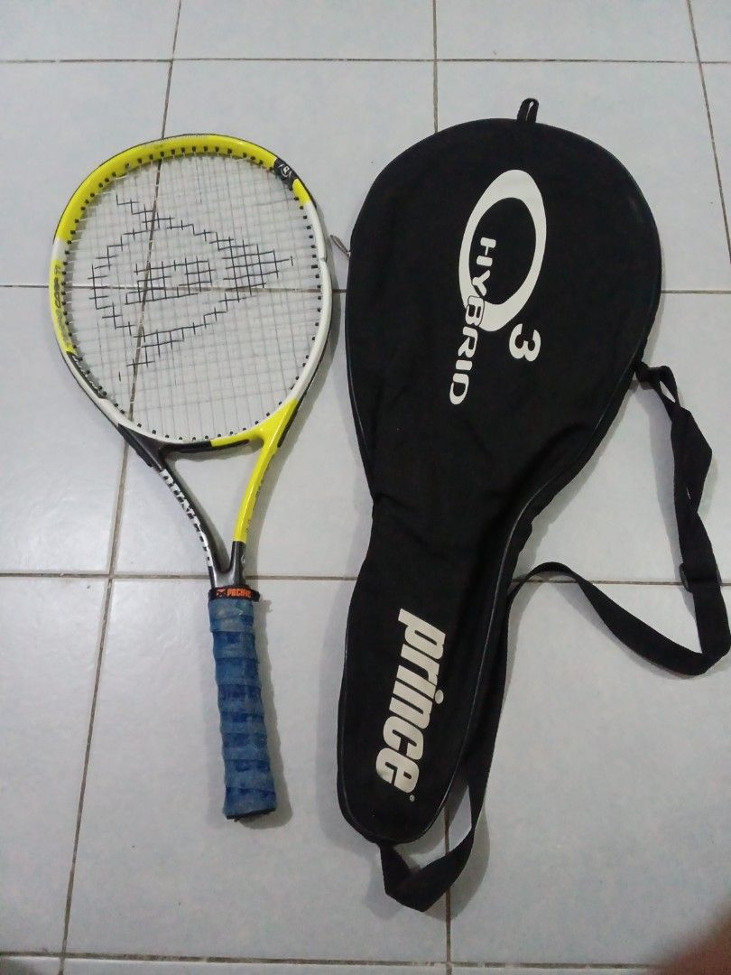 Dunlop Prince O3 Hybrid Tennis Racket with Cover, Sports Equipment ...