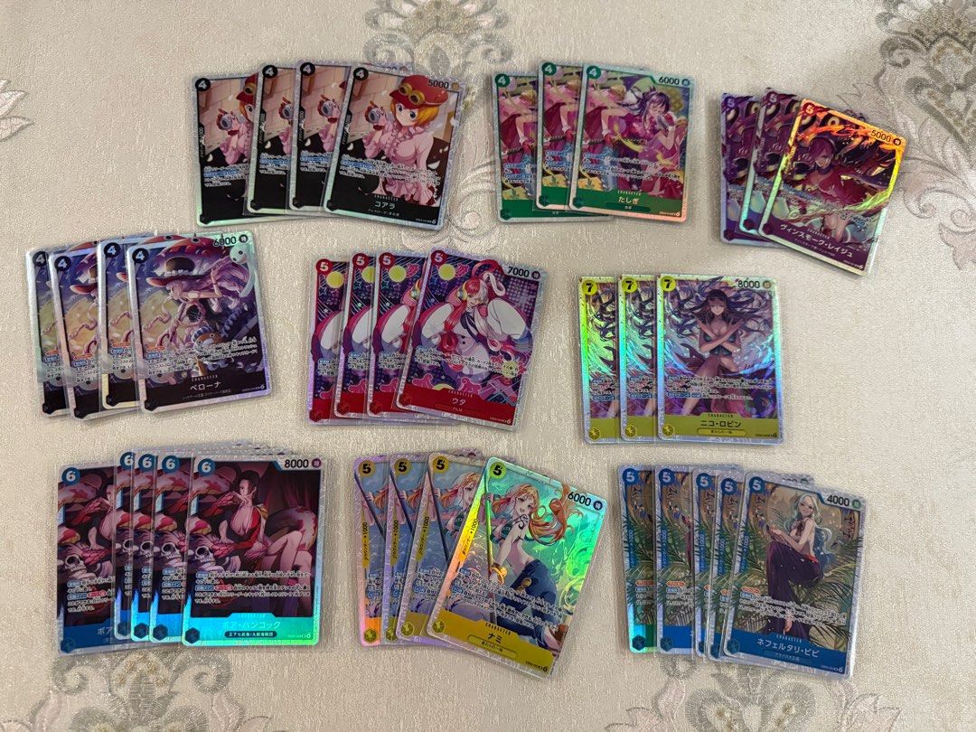 EB03 SEC/ AA/ Foil Dons/ SR (Boa, Nami, Robin, Vivi, Uta, Tashigi, Reiju, Koala), Hobbies & Toys ...