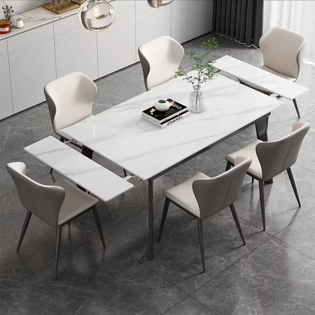 🪑[FREE INSTALLATION] Extendable Dining Table | Retractable Dining Table ...