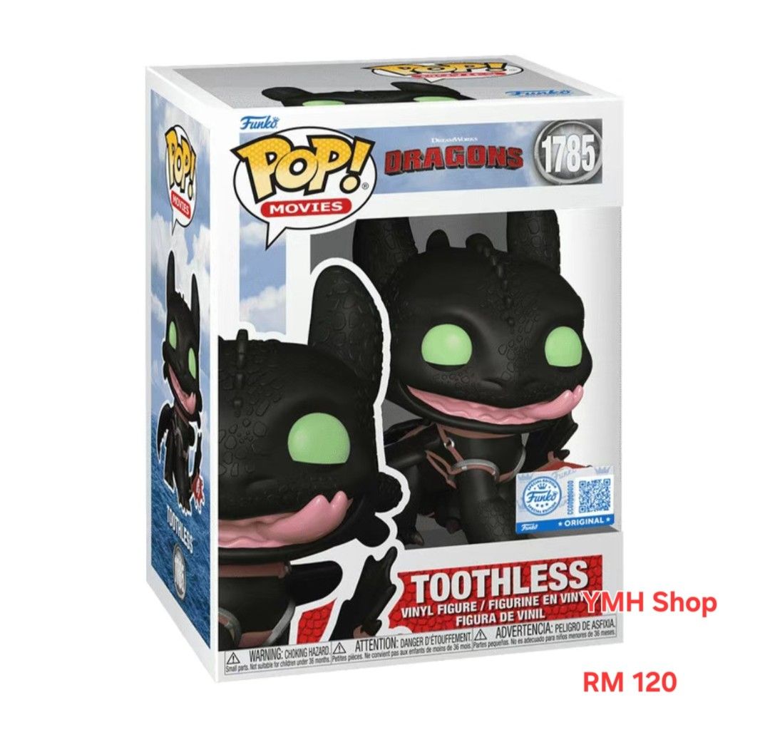 Funko Pop! Movies – How to Train Your Dragon: Toothless (#1785 ...