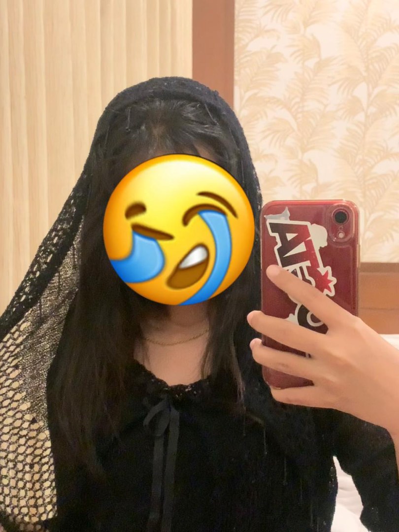 Goth Outer Jala Off Shoulder, Fesyen Wanita, Pakaian Wanita, Atasan di ...