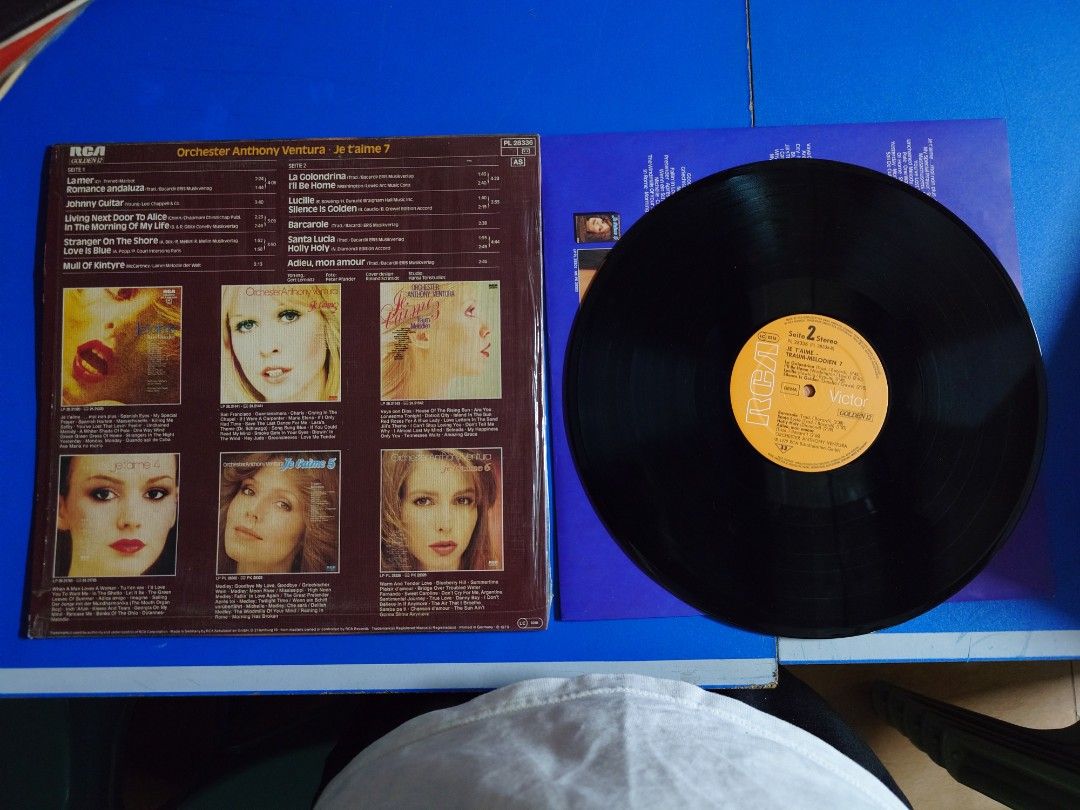 《Je t’aime 7 – Traum Melodien》（Anthony Ventura Orchester 黑膠唱片 Vinyl ...