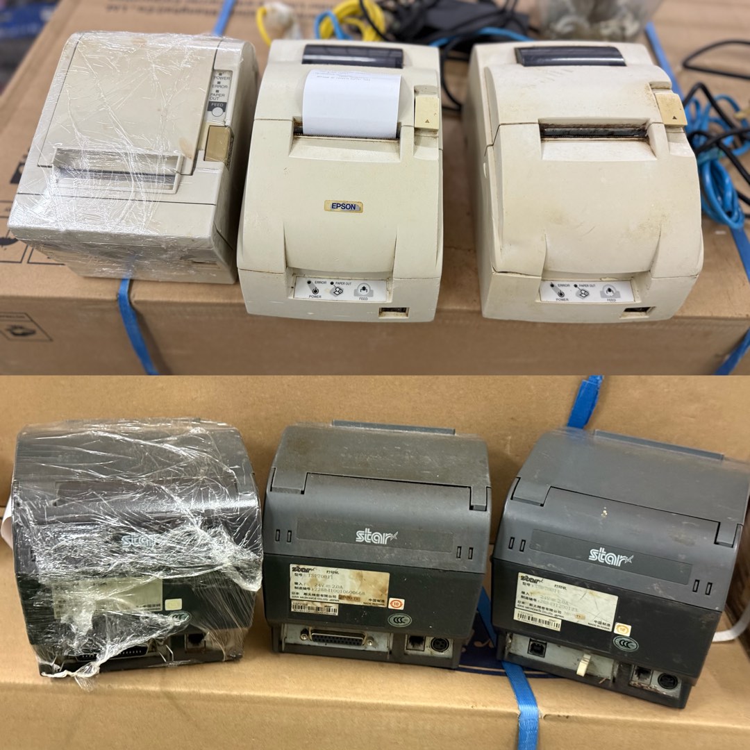EPSON printer 🖨️ model M188B TM-U220B / M129B TM-T88IIP / STAR TSP700II ...