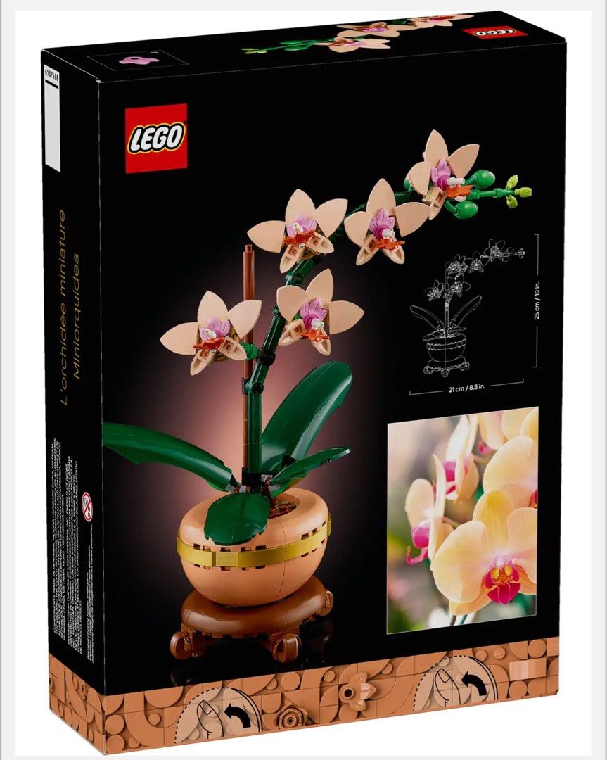 Lego Mini Orchid The Botanical Collection, Hobbies & Toys, Toys & Games ...