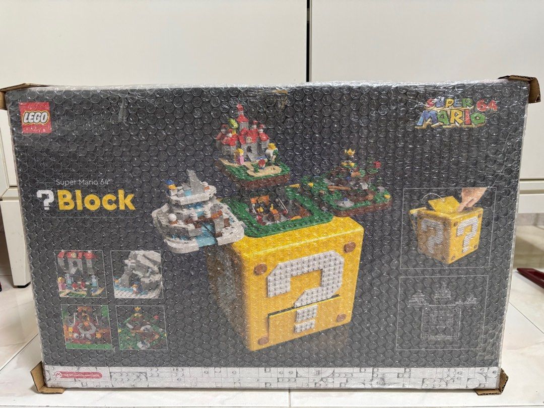 LEGO Super Mario 64 Question Mark Block (71395), Hobbies & Toys, Toys ...