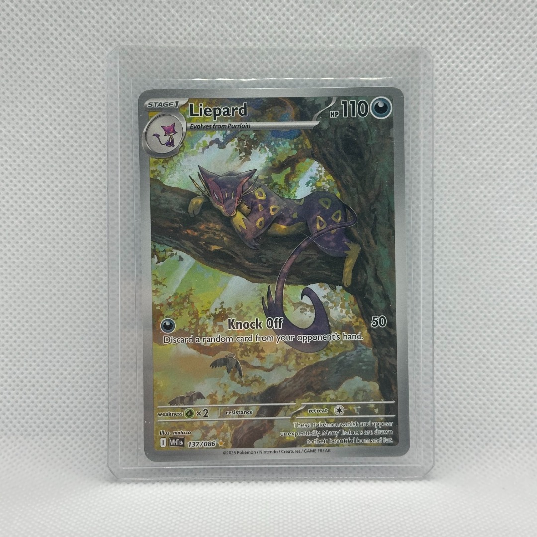 Liepard #137 Pokemon White Flare Illustration Rare English, Hobbies ...