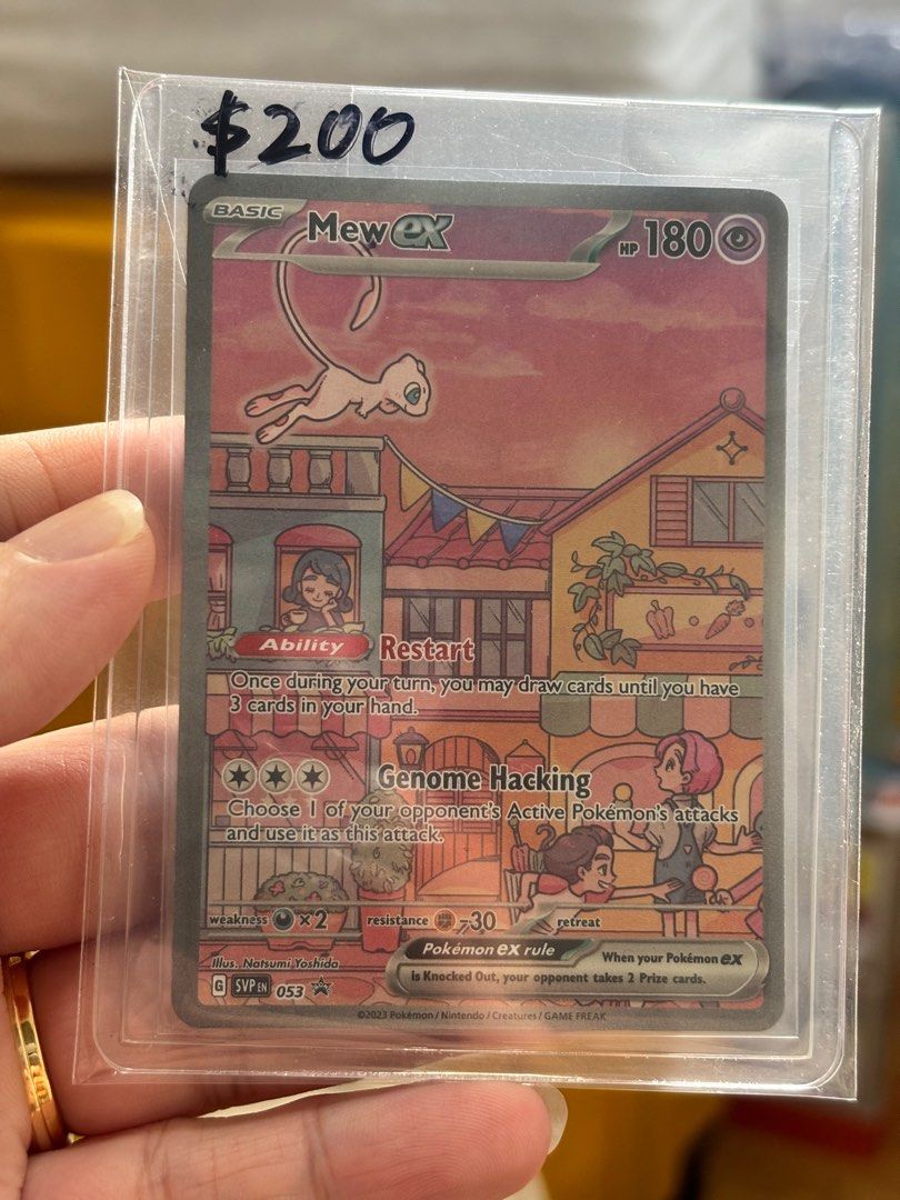 Mew ex #053 black star promo upc pokemon TCG, Hobbies & Toys, Toys ...