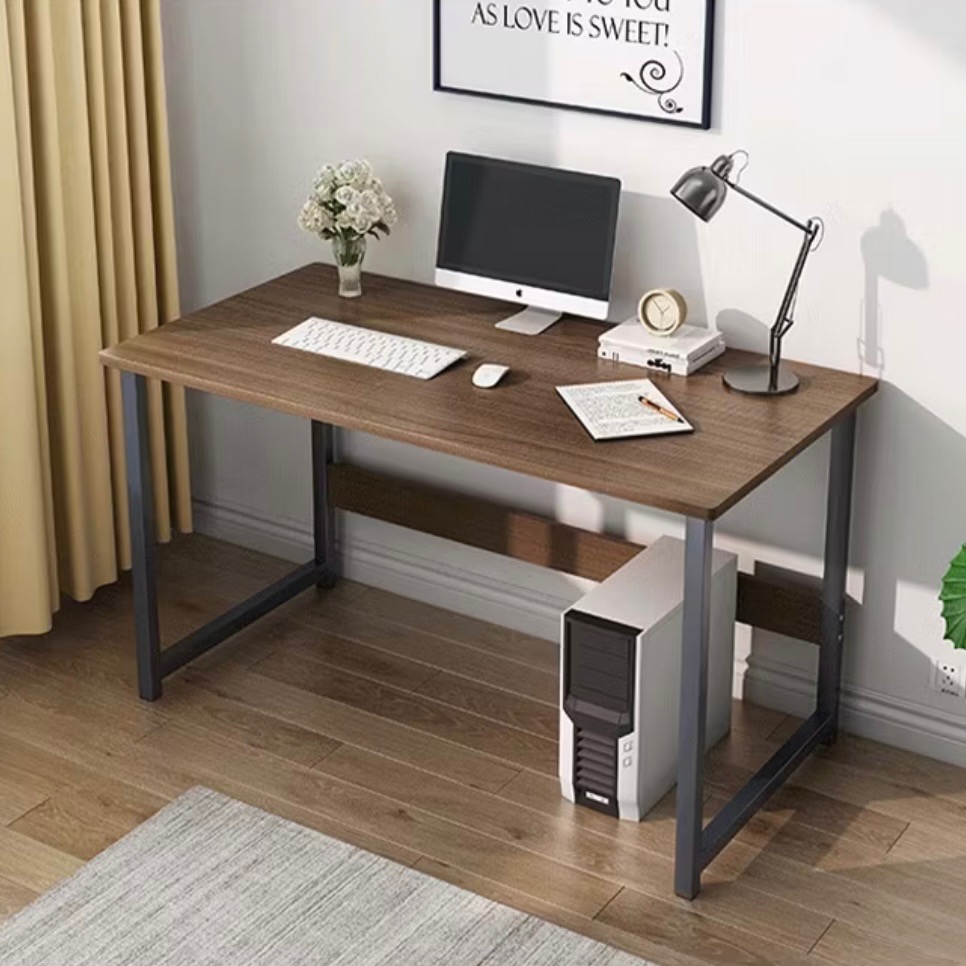 Modern Computer Study Desk | Wooden Writing Table | Home Office Work ...