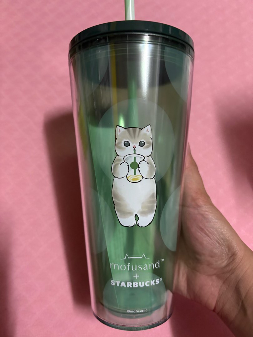 Mofusand Starbucks Cold Cup Tumbler SG Exclusive, Furniture & Home ...
