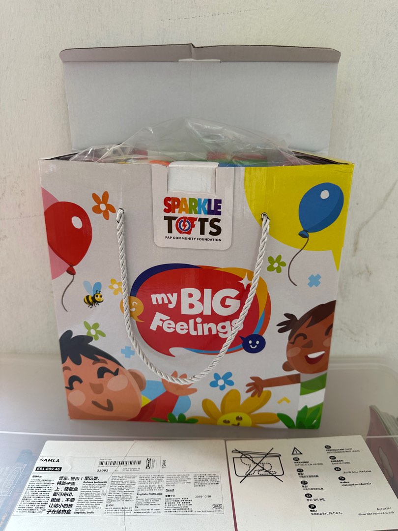 "My Big Feelings" gift bag from PCF Sparkletots., Babies & Kids, Infant ...