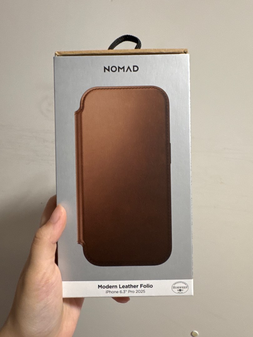 Nomad Modern Leather Folio Case for iPhone 17 Pro, Mobile Phones ...