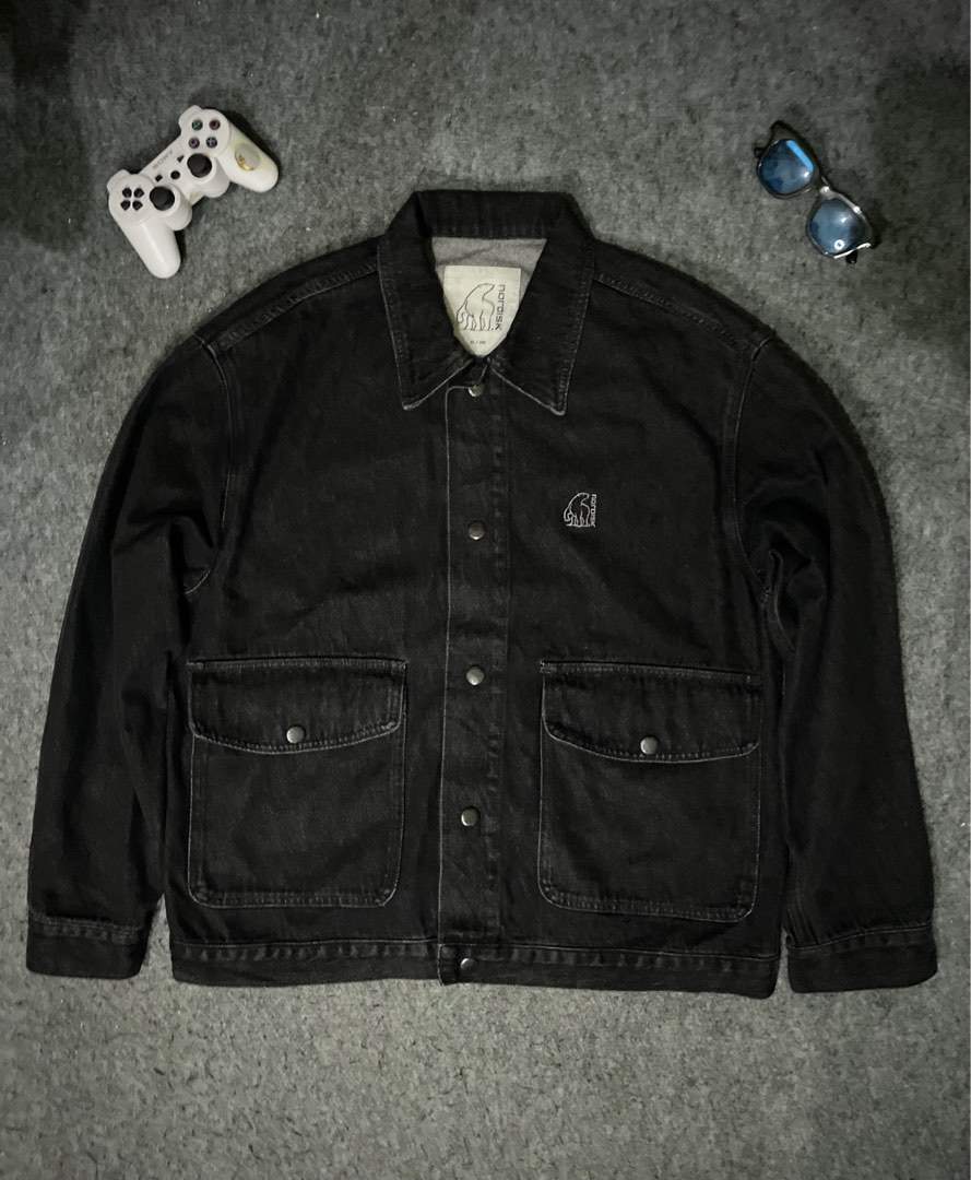 📌BOOKED📌NORDISK Work Jacket Denim Original Denmark, Fesyen Pria ...