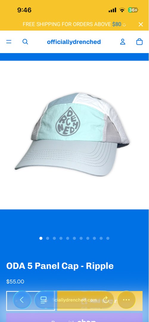 Officially Drenched ODA 5 Panel Cap - Ripple, Men's Fashion, Watches ...