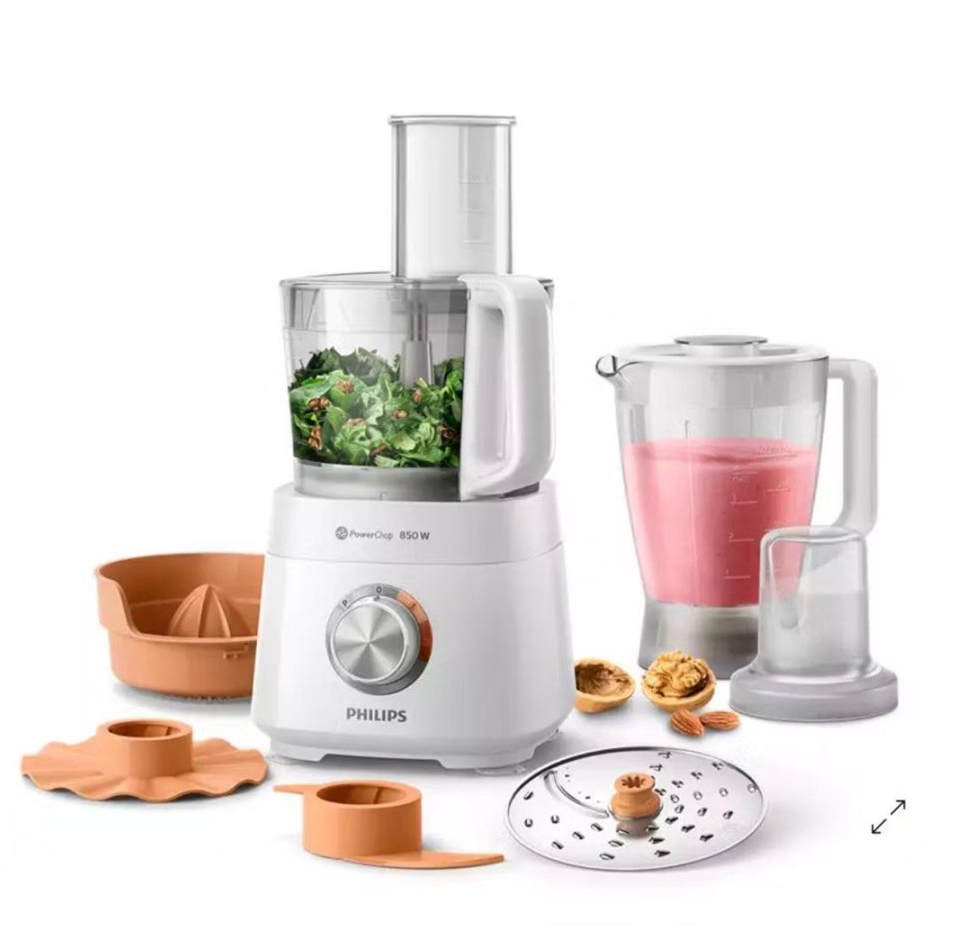 Philips Food Processor 850W - Like New, TV & Home Appliances, Kitchen ...