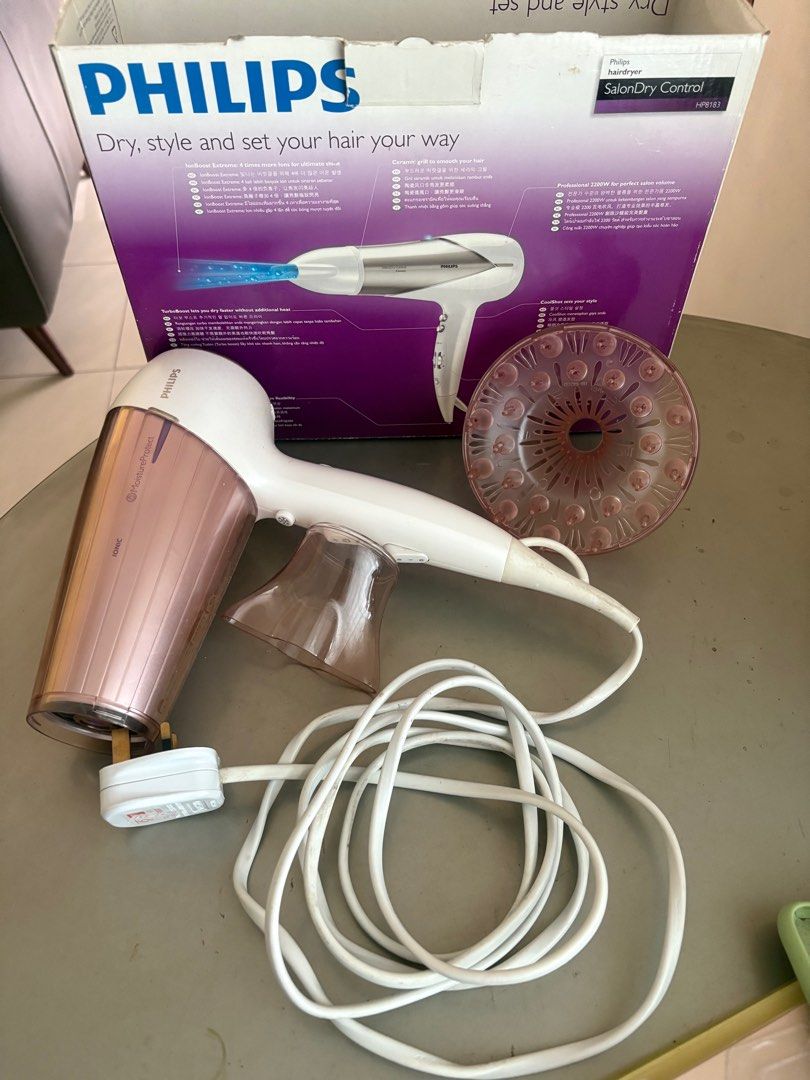 Philips SalonDry Control Hair Dryer, Beauty & Personal Care, Hair ...