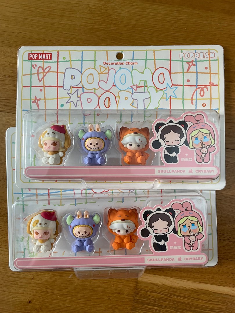 Popmart Pajama Party Series Deco Charms, Hobbies & Toys, Collectibles ...
