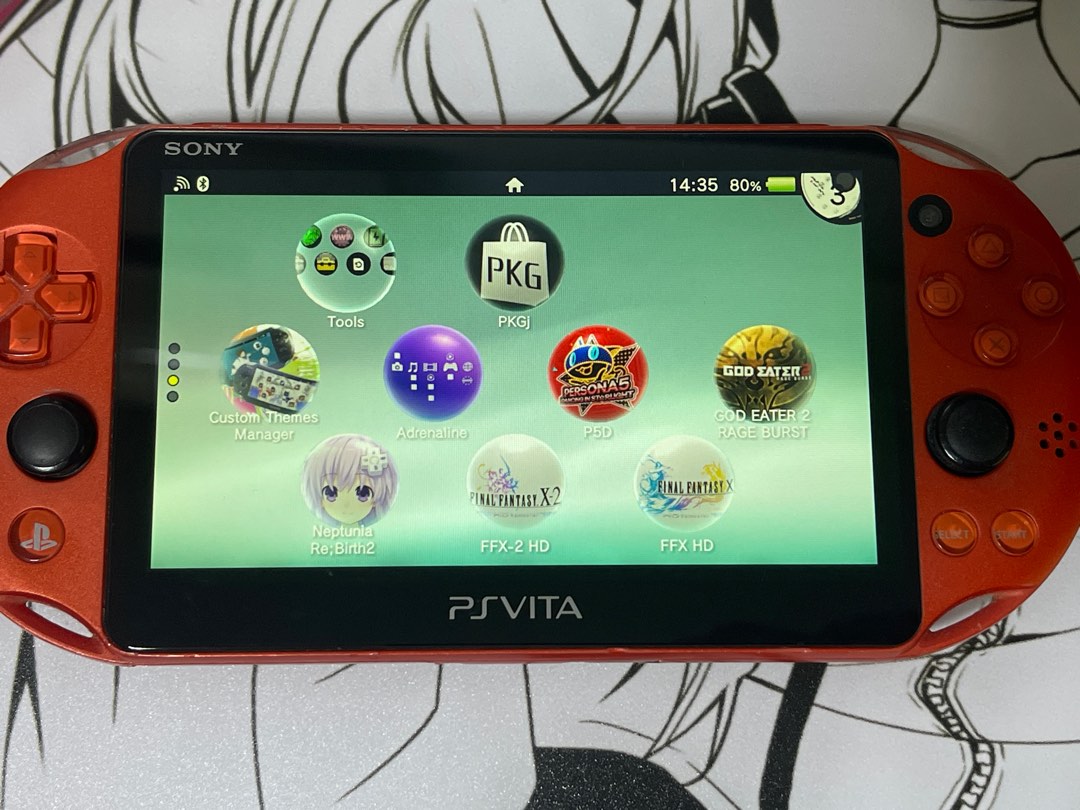 Ps Vita 2000 Metallic Red Modded 128GB #3 Playstation Vita, Video ...