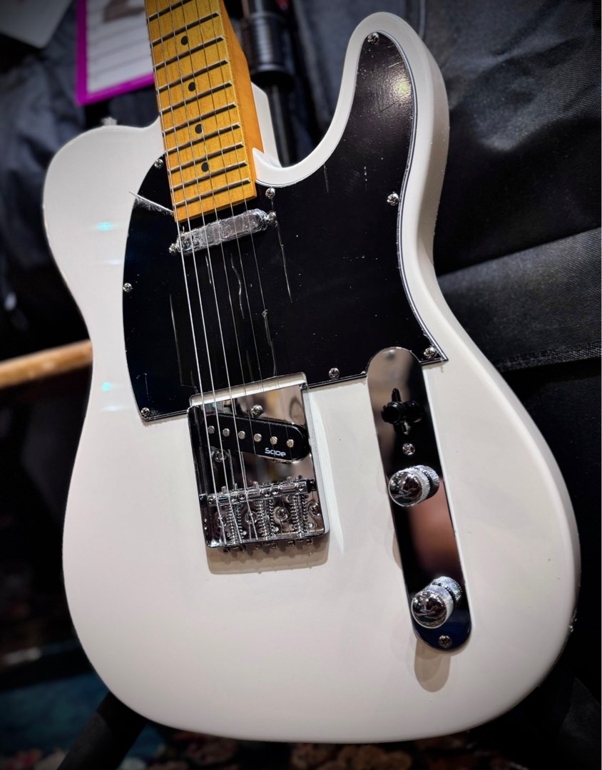 SQOE SETL250 Electric Guitar - White, Hobbies & Toys, Music & Media ...