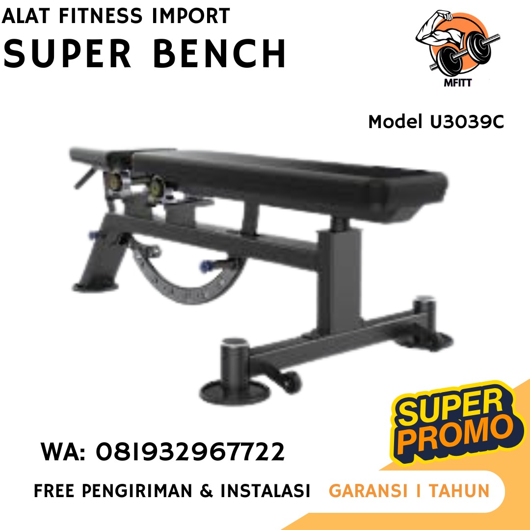 SUPER BENCH ALAT FITNESS IMPORT DHZ ORIGINAL DAN PREMIUM-ALAT GYM ...