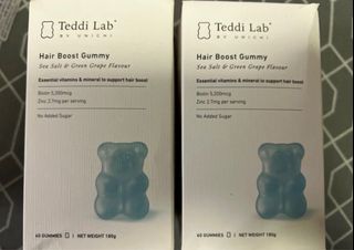 【Official】Unichi Hair Boost Gummy Pro, Teddi Lab Hair Boost, Health ...