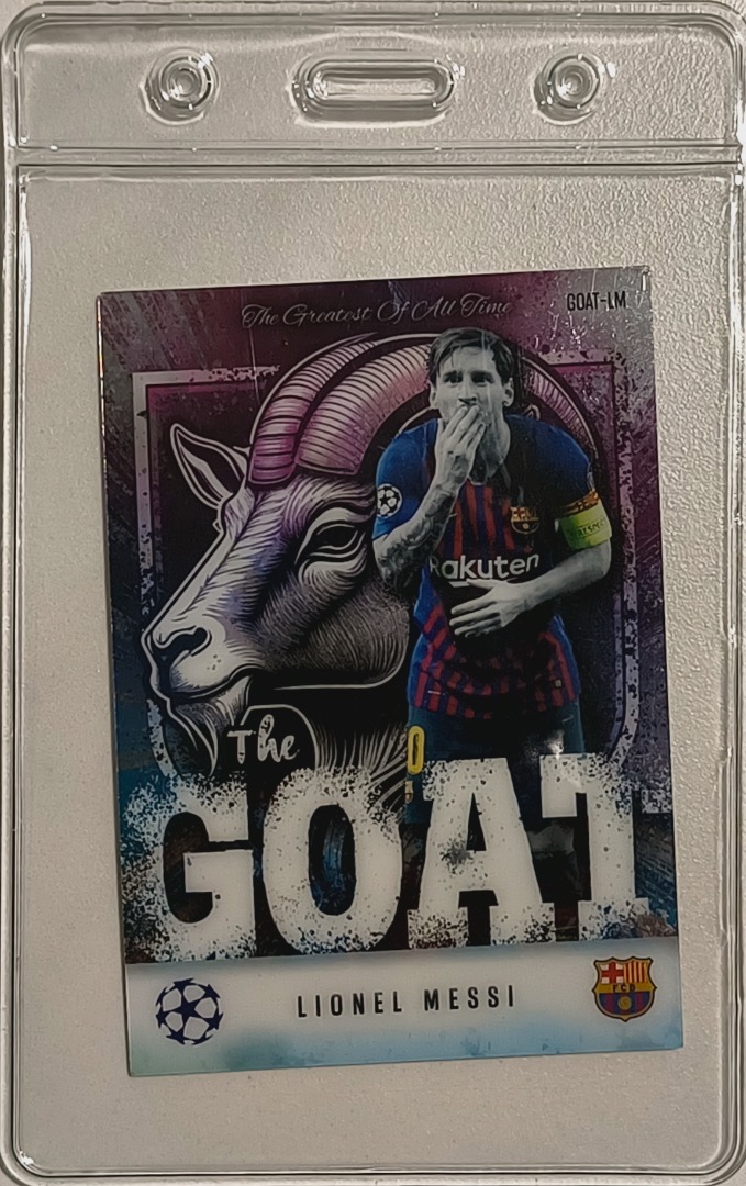 Topps Match Attax Lionel Messi The GOAT card, Hobbies & Toys, Toys ...