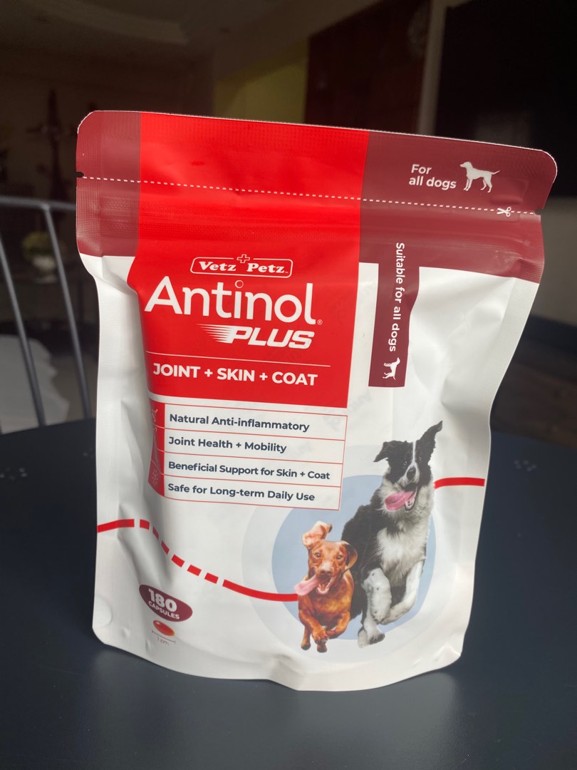 Vetz Petz Antinol Plus. Original. 180 soft gels., Pet Supplies, Health ...
