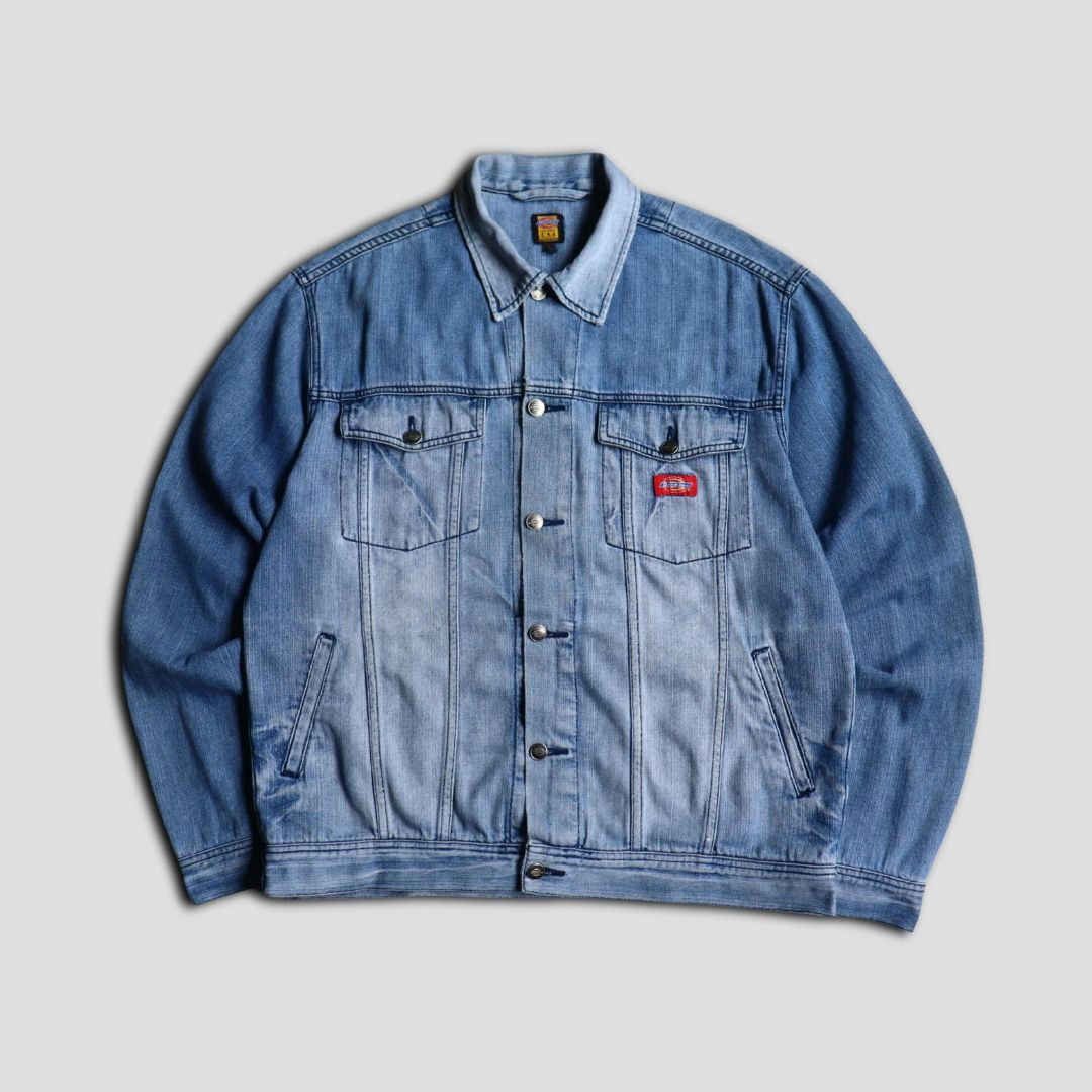 Vintage Dickies Denim Jacket, Men's Fashion, Coats, Jackets and ...