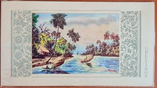 Singapore rare Royal Island Club (now SICC) 1959 vintage greeting card ...