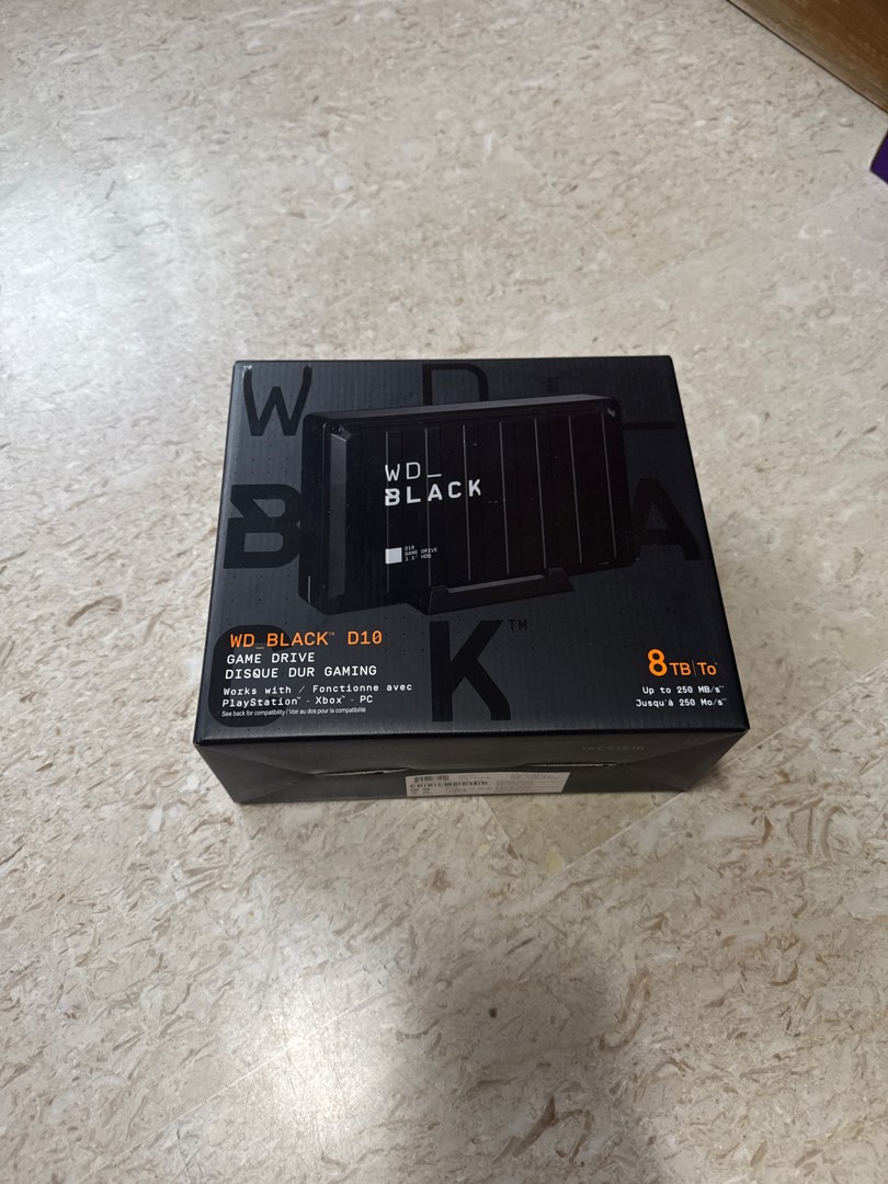 WD Black D10 Game Drive 8TB, Computers & Tech, Parts & Accessories ...